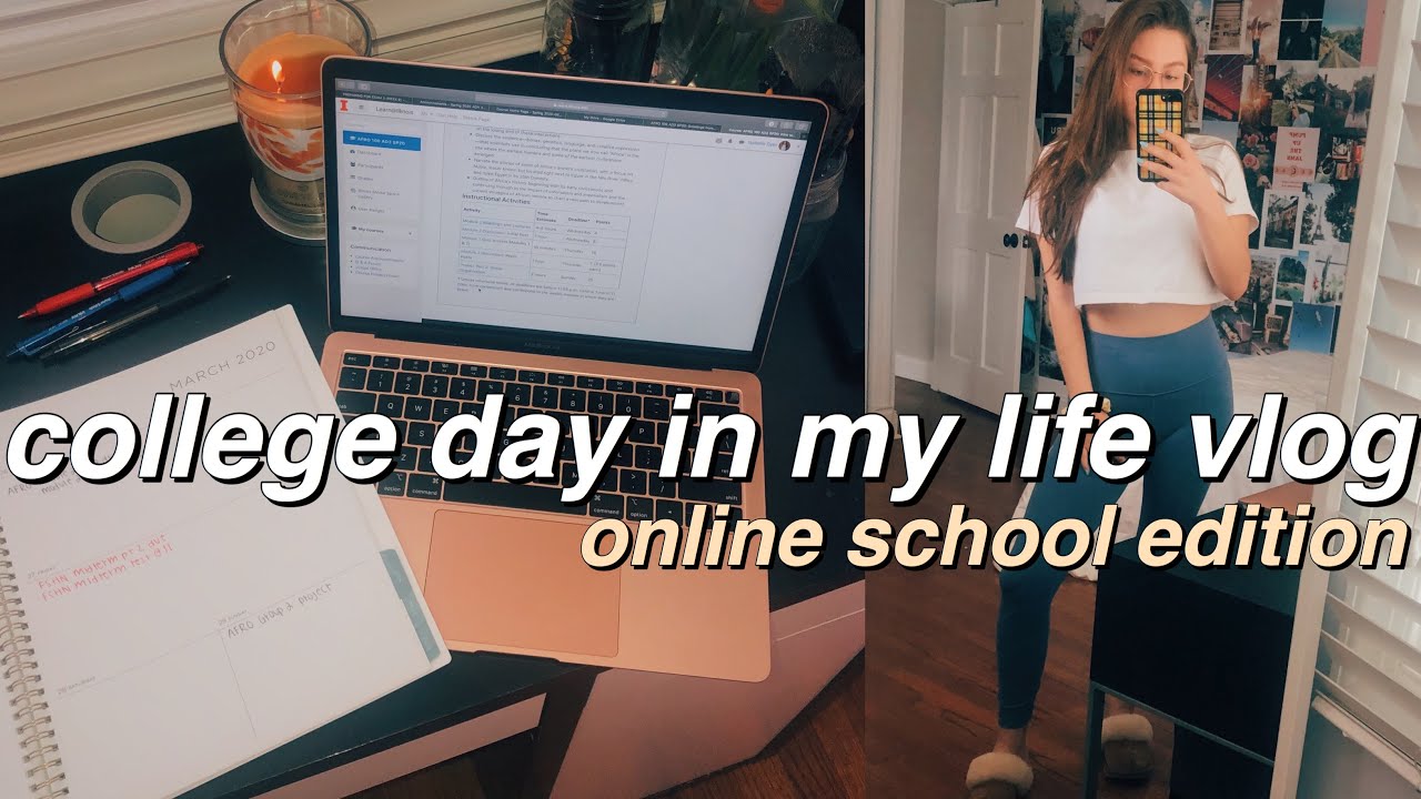 online college day in my life vlog | isabelle dyer - YouTube