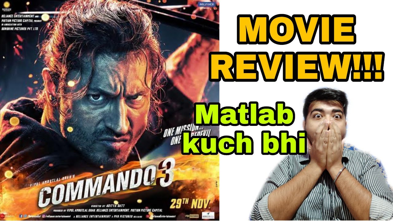 COMMANDO 3 MOVIE REVIEW - YouTube