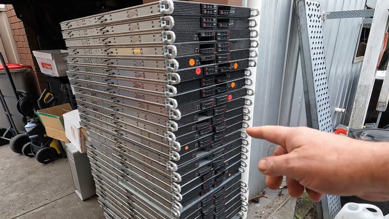 eWaste Pick Up, Catch up & Server Scrap Out - YouTube