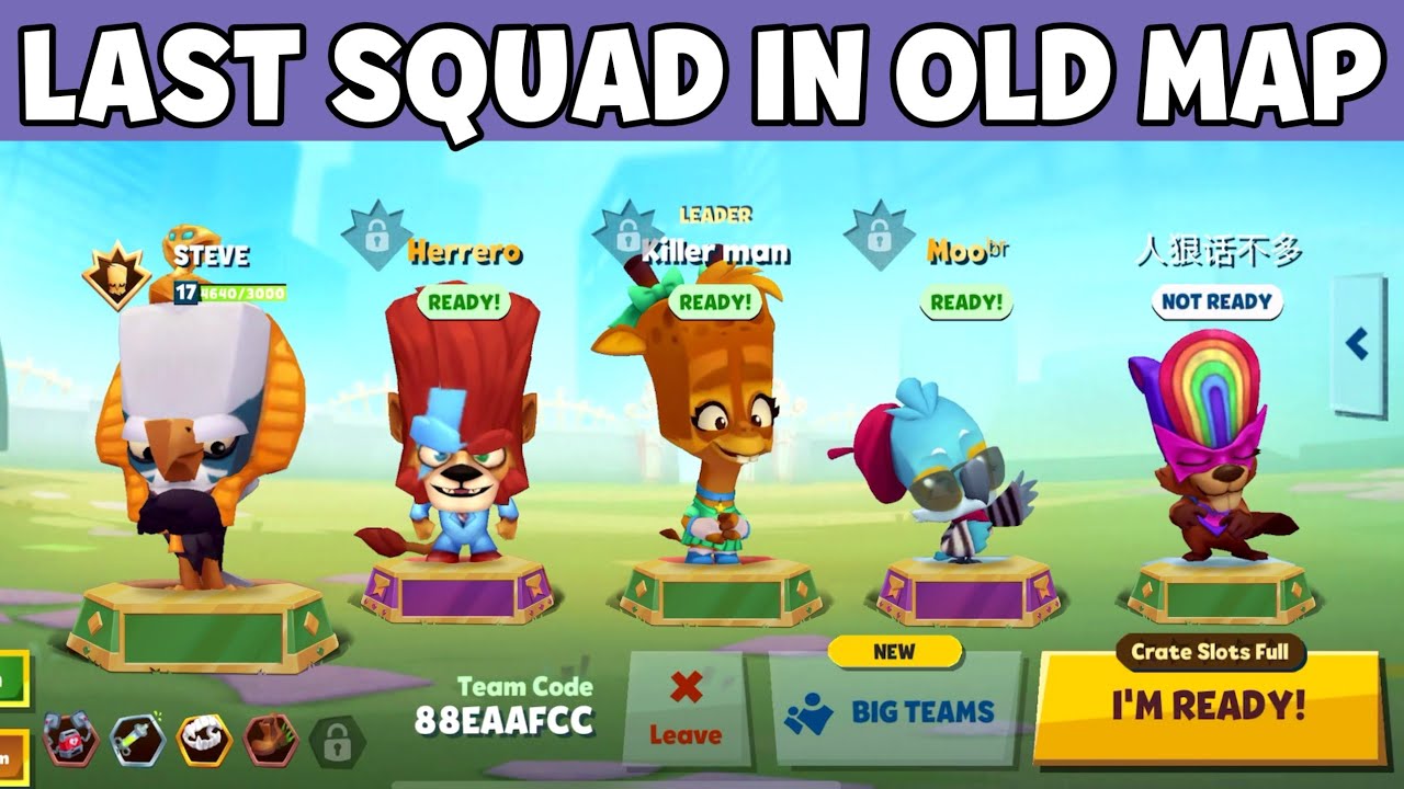Last High Level Squad in Old Map #2 | Zooba - YouTube
