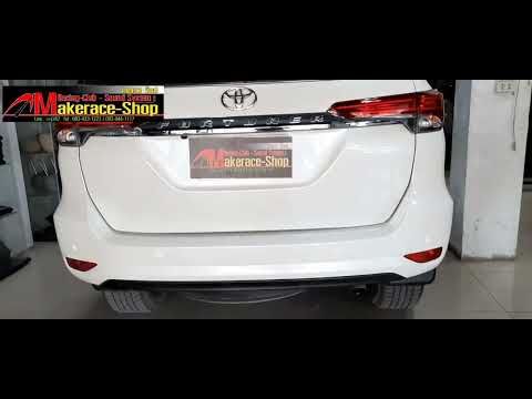Toyota Fortuner Sensorถอย4จุด+จอ บอกระยะ - YouTube