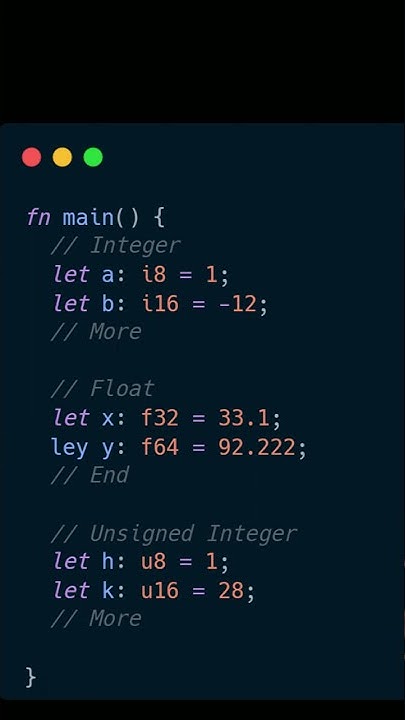 3 Numerical Types In Rust Programming Language Shorts Programming Rustlang Rust Youtube 