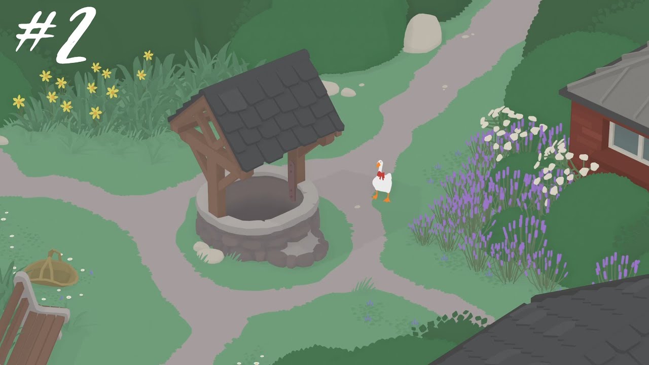 Untitled Goose Game # 2 ТВ ГУСЬ, В КРАСНЫЙ БАНТИК НАРЯЖУСЬ - YouTube