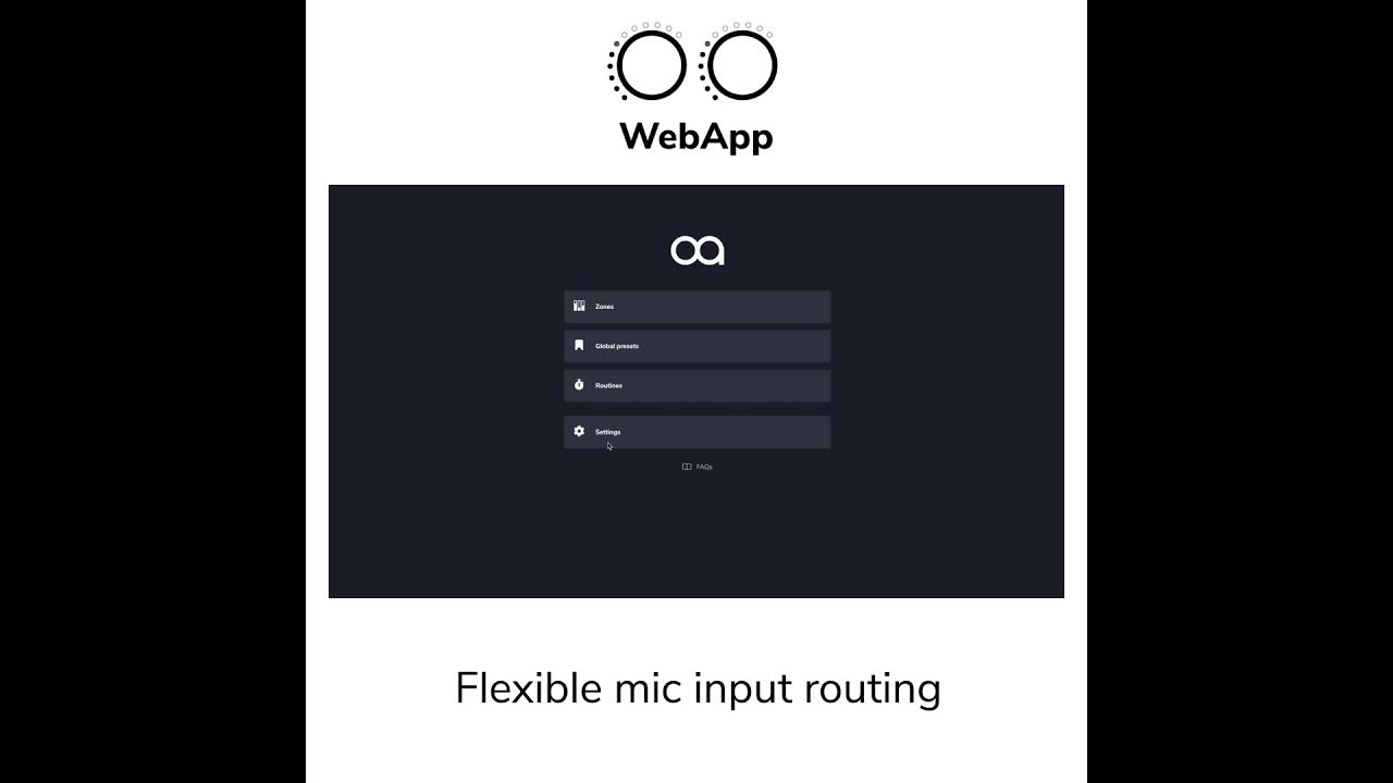 WebApp Walkthrough: Flexible mic input routing - YouTube