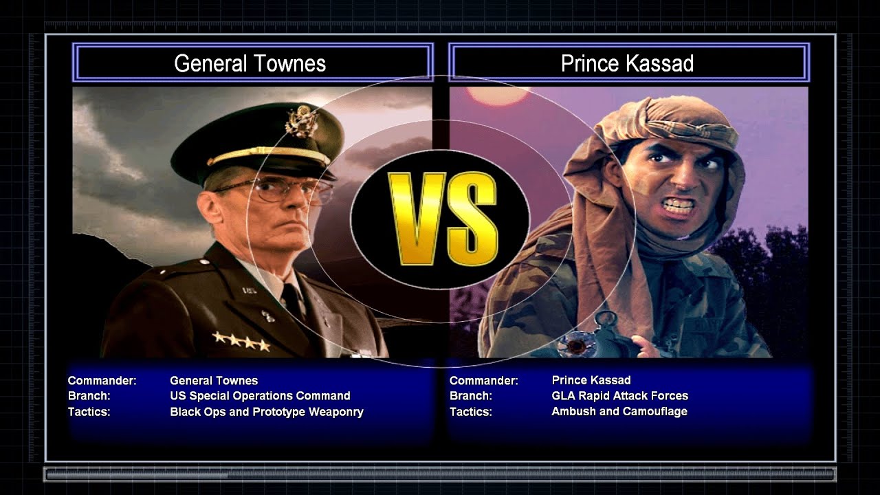 C&C General The End of Days Mod General Townes VS Prince Kassad Hard ...