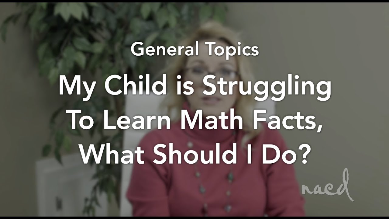 My Child is Struggling to Learn Math Facts What Should I Do? - YouTube