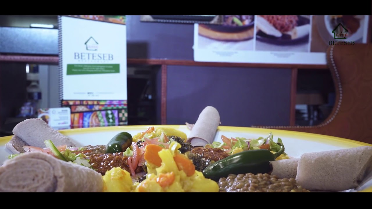 Beteseb Restaurant Veggie Combo - YouTube