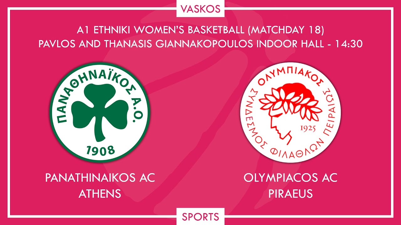 🔴 LIVE | ΠΑΝΑΘΗΝΑΪΚΟΣ - ΟΛΥΜΠΙΑΚΟΣ | ΜΠΑΣΚΕΤ ΓΥΝΑΙΚΩΝ | PANATHINAIKOS ...