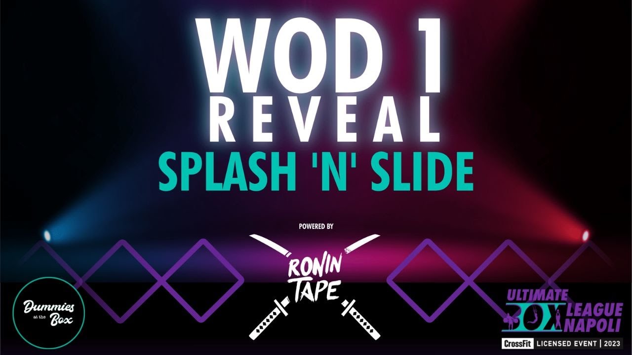Ultimate Box League - WOD 1 - SPLASH' N' SLIDE - YouTube