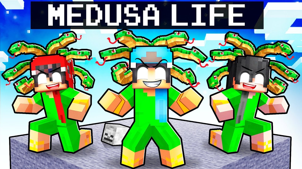 Having a MEDUSA LIFE in Minecraft! - YouTube
