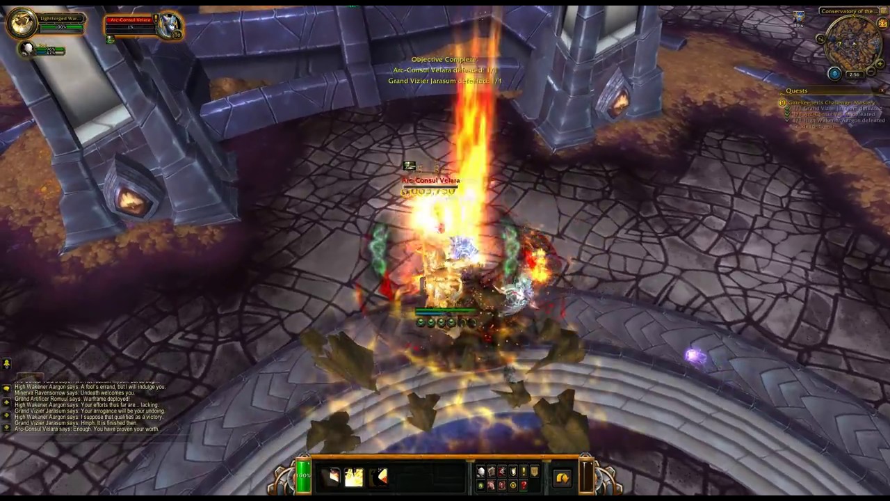 WoW Quest - Gatekeeper's Challenge Mastery - YouTube