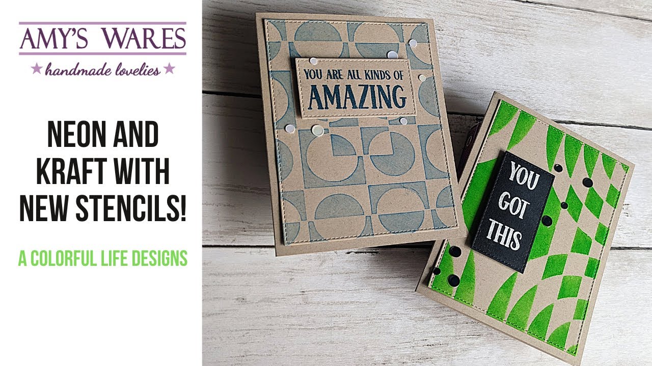 Neon Polish with New Stencils!! Fun stencil technique!! - YouTube