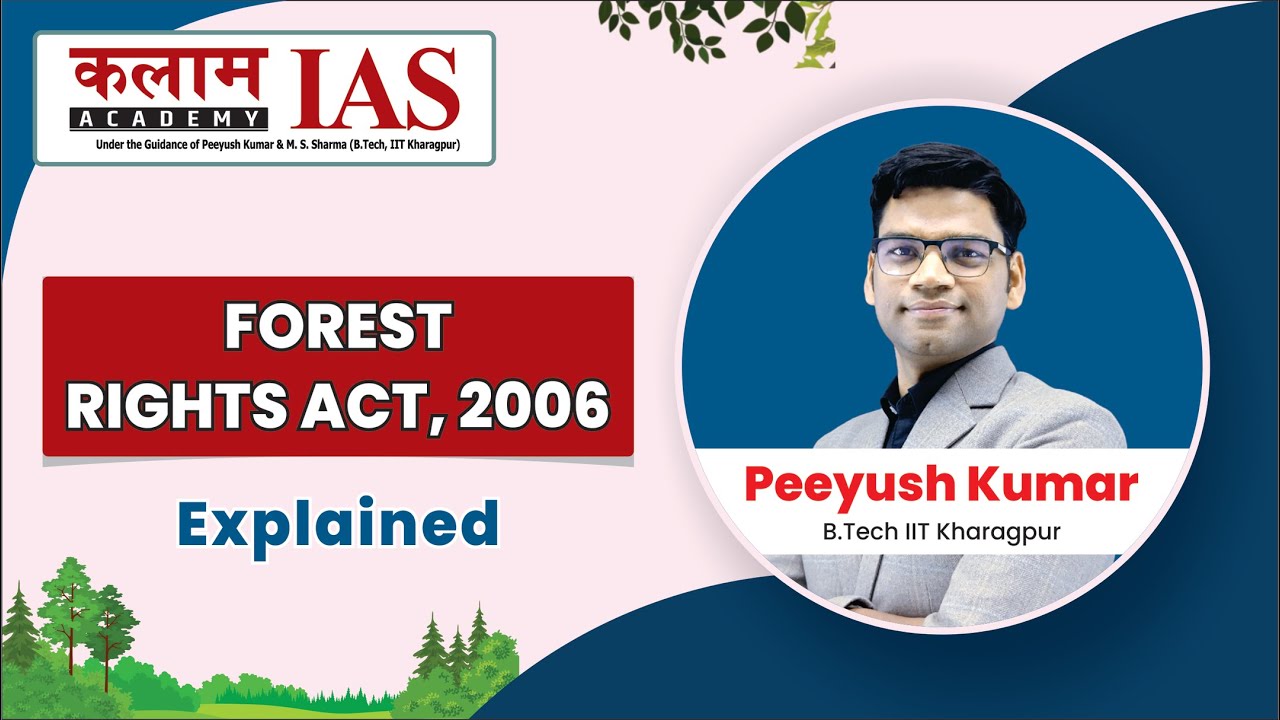 क्या है Forest Rights Act, 2006 जानिए | Indian Forest Act 1927, Forest ...
