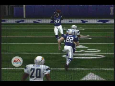 Madden 08 Xbox 360 Colts vs Chargers Clips Part 1 of 2 - YouTube