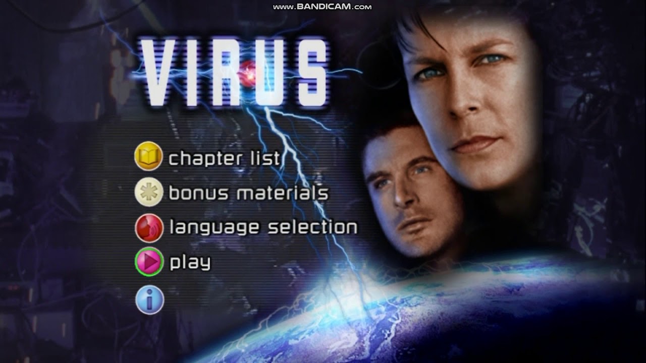 Virus 1999 DVD opening and DVD menu - YouTube