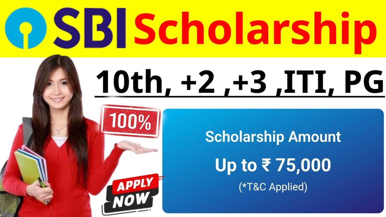 SBI scholarship 2025-26 || for all school students, ug , pg , iit etc courses || apply now - YouTube