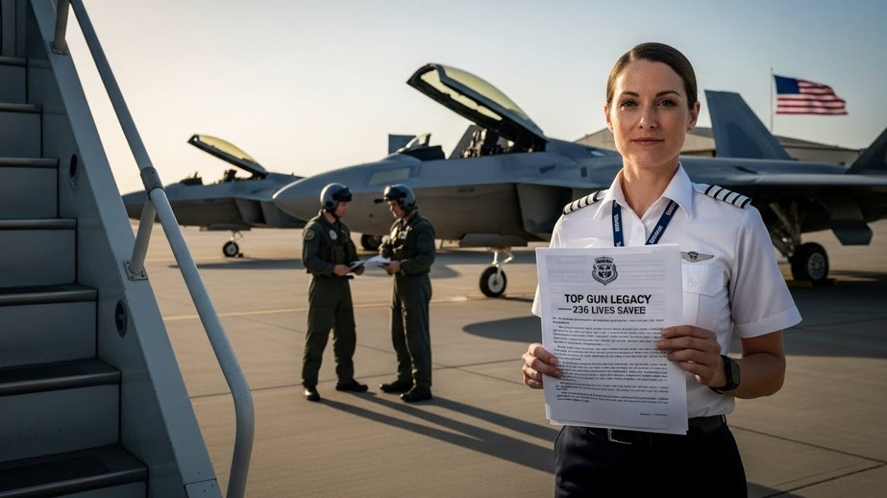 “Commercial Pilot Saved 236 Lives — Later, F-22 Pilots Exposed Her Top Gun Legacy” - YouTube
