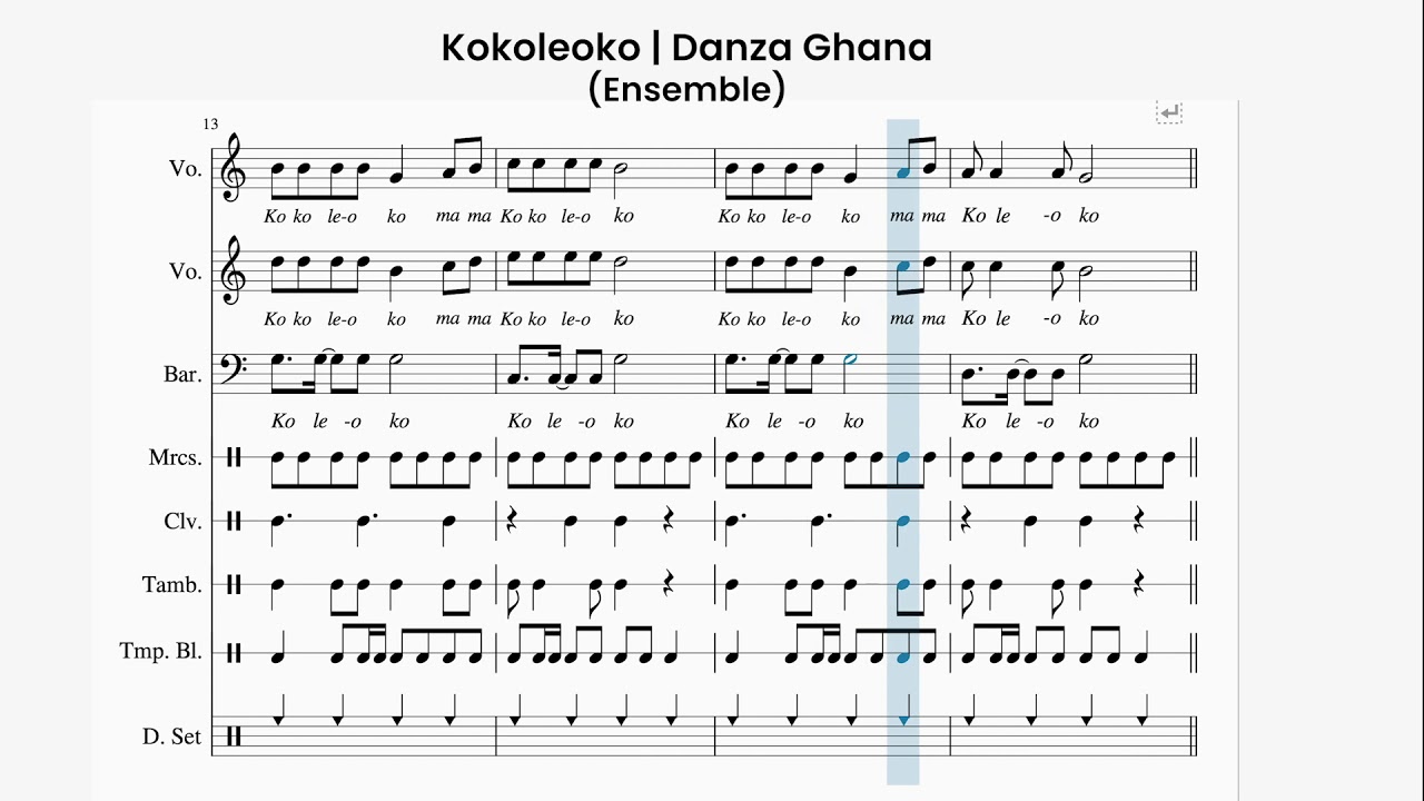 Kokoleoko | Ghana Dance (Ensemble) | Kokoleoko | Danza Ghana (Ensamble ...