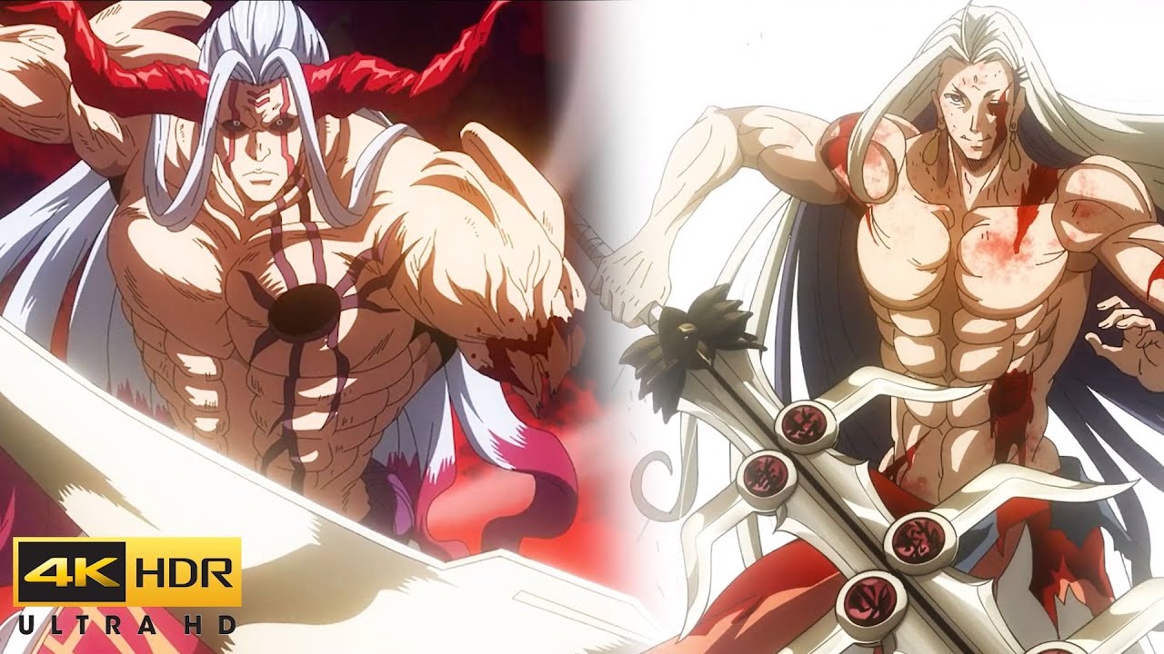 BUDDHA VS HAJUN FULL FIGHT - SHUUMATSU OF VALKYRIE S2 [RECORD OF ...