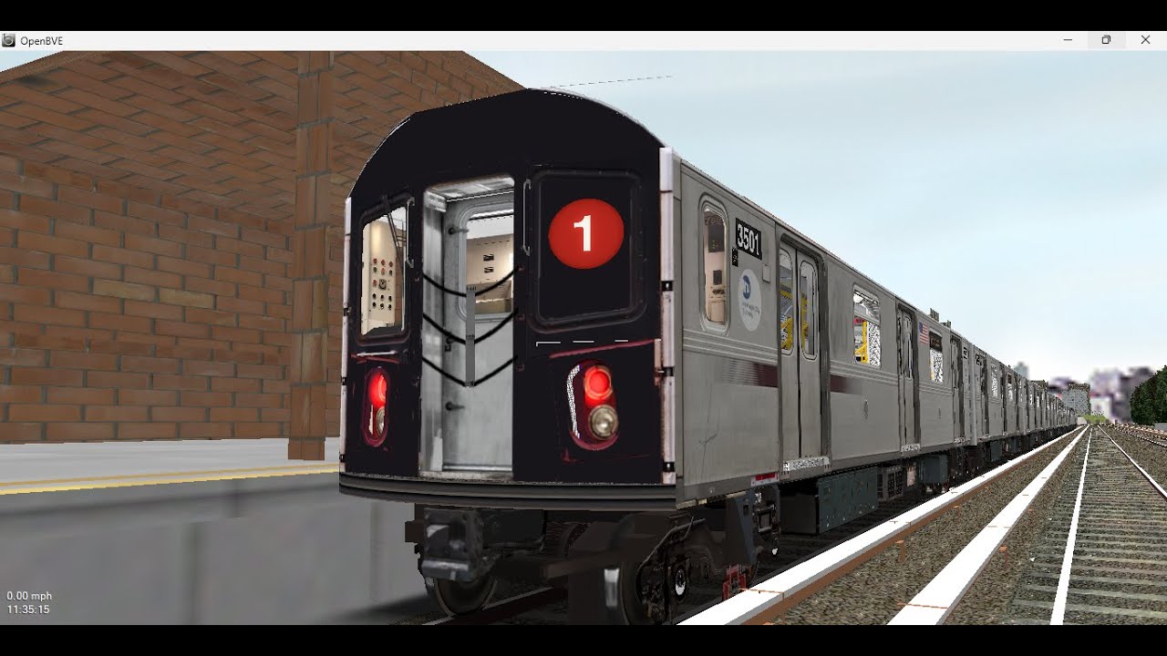 OpenBVE NYC Subway: R152 AAS (Automated Announcement System) and Door ...