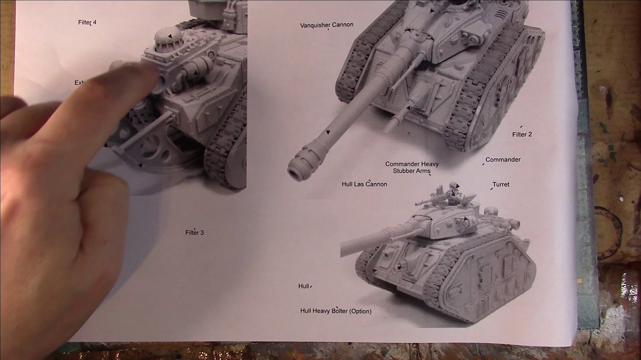 Warhammer 40000. Leman Russ Tank Unboxing and Forgeworld Death Korps of ...