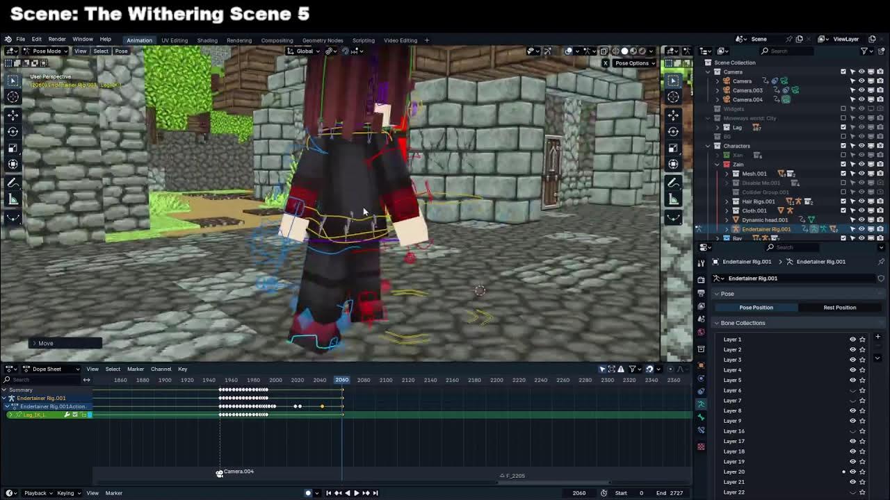 Animating (Ep 0, Scene 5) Round 5 - Layout + Blocking - YouTube