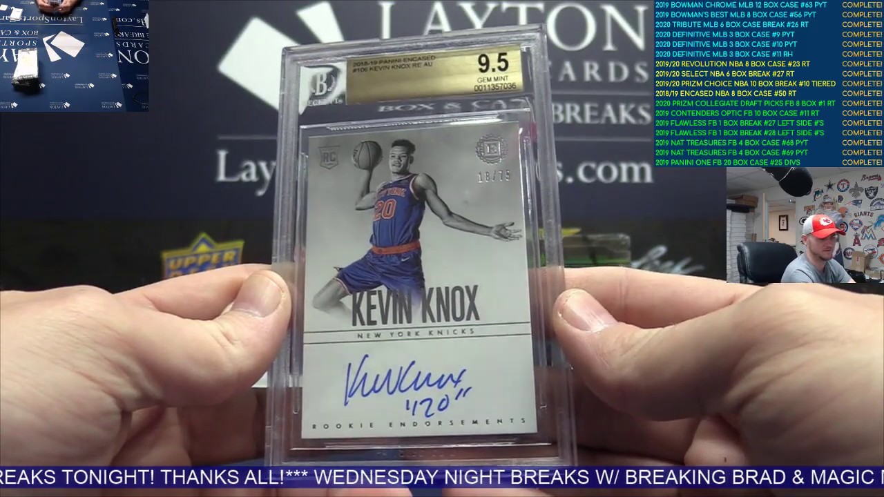 2018 19 Encased NBA 1 Box Break for John B - YouTube