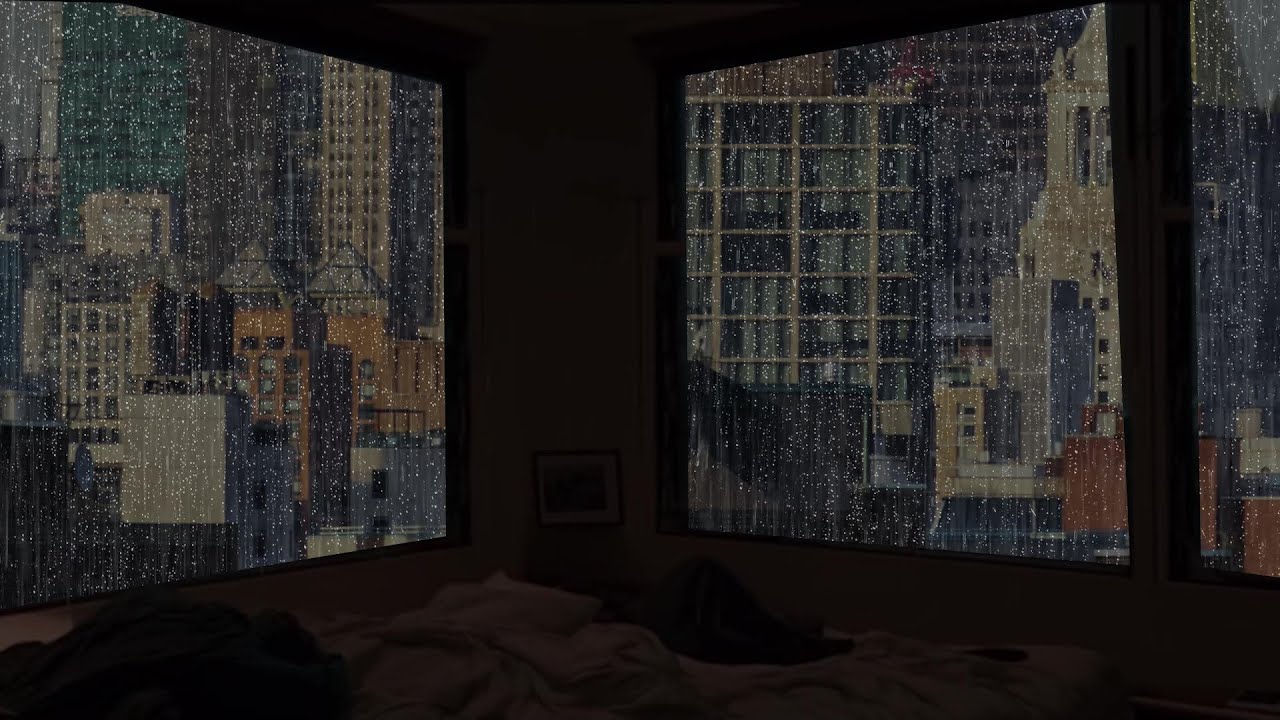 HAEVY RAIN in The City ASMR | Drift into Dreamland with Gentle Rain ...