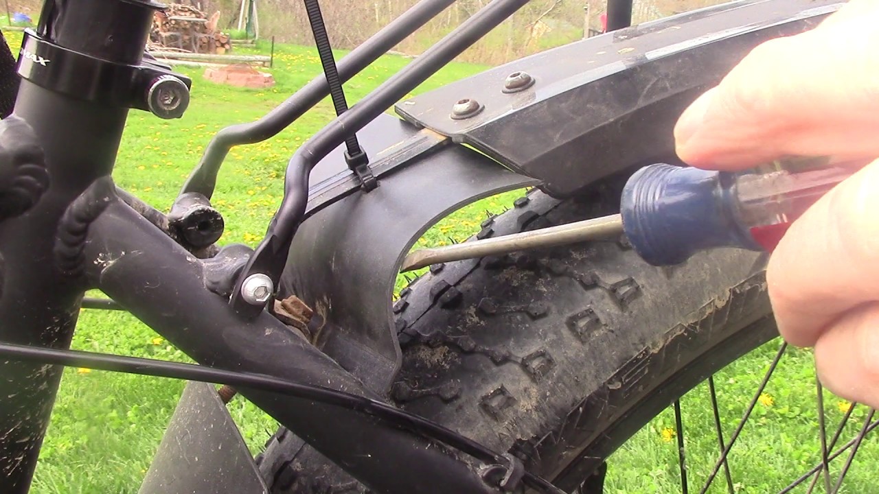 Rad Rover Sport Fender Modification = Better coverage - YouTube