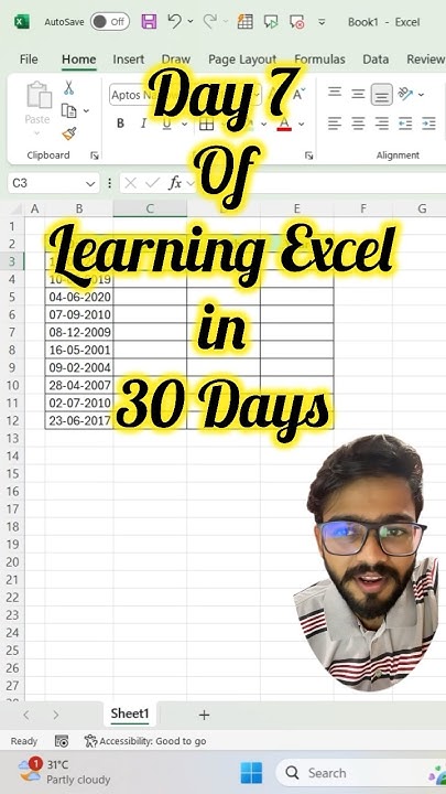 Day 7 Excel Learning Exceltips Excel Exceltricks Exceltutorial Shorts Shortvideo