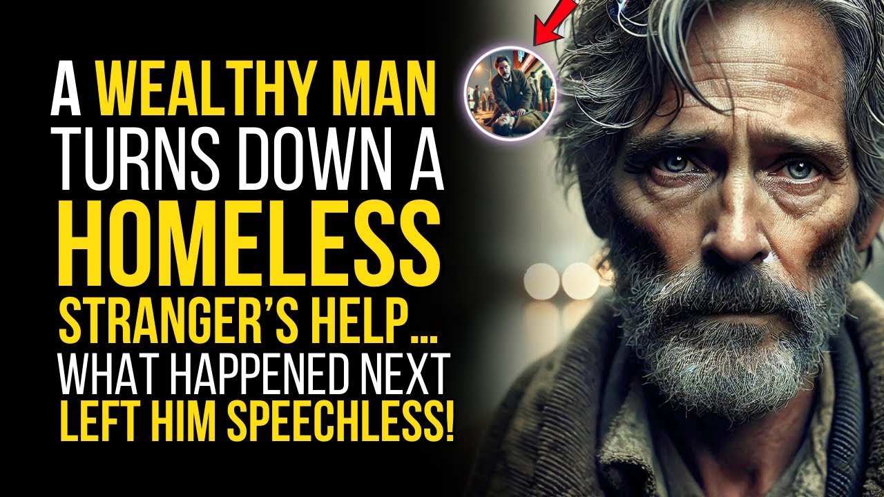Wealthy Man Refuses Help from Homeless Stranger, But Never Expected Who ...