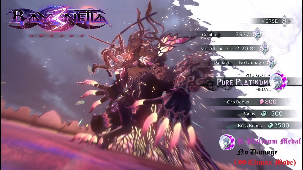 Bayonetta 3-Viola VS Strider Pure Platinum Medal ♾️Climax (No Damage ...