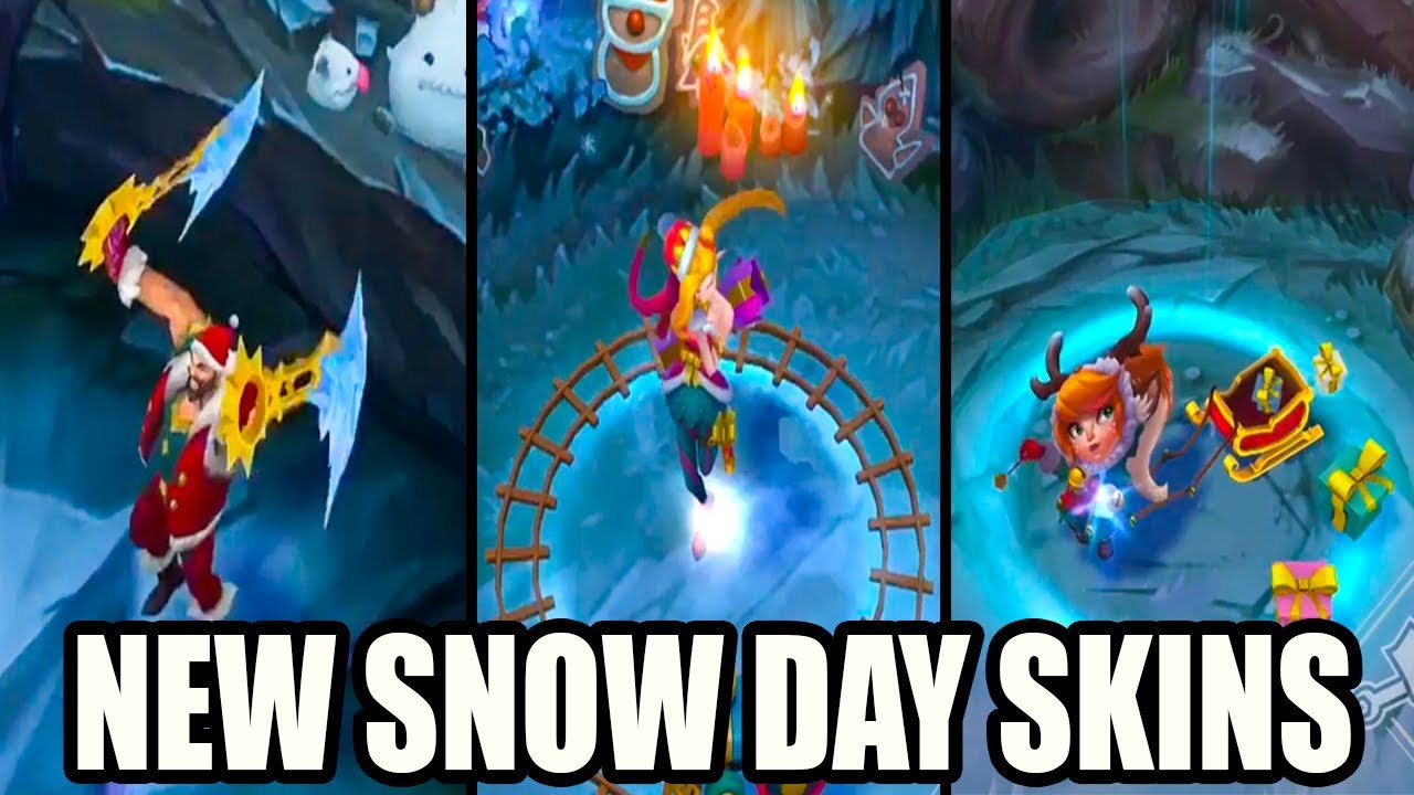 NEW SNOW DAY SKINS - AMBITIOUS ELF JINX, SANTA DRAVEN, AND SNOW FAWN ...