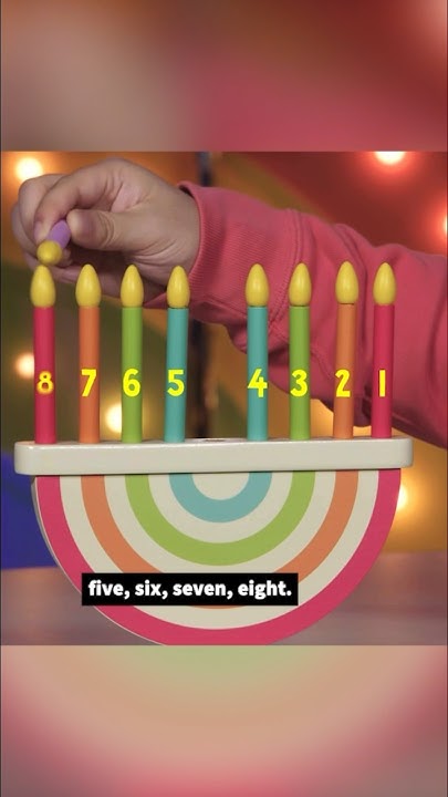 Happy Hanukkah! Let’s count the candles in a menorah 🕎 - YouTube