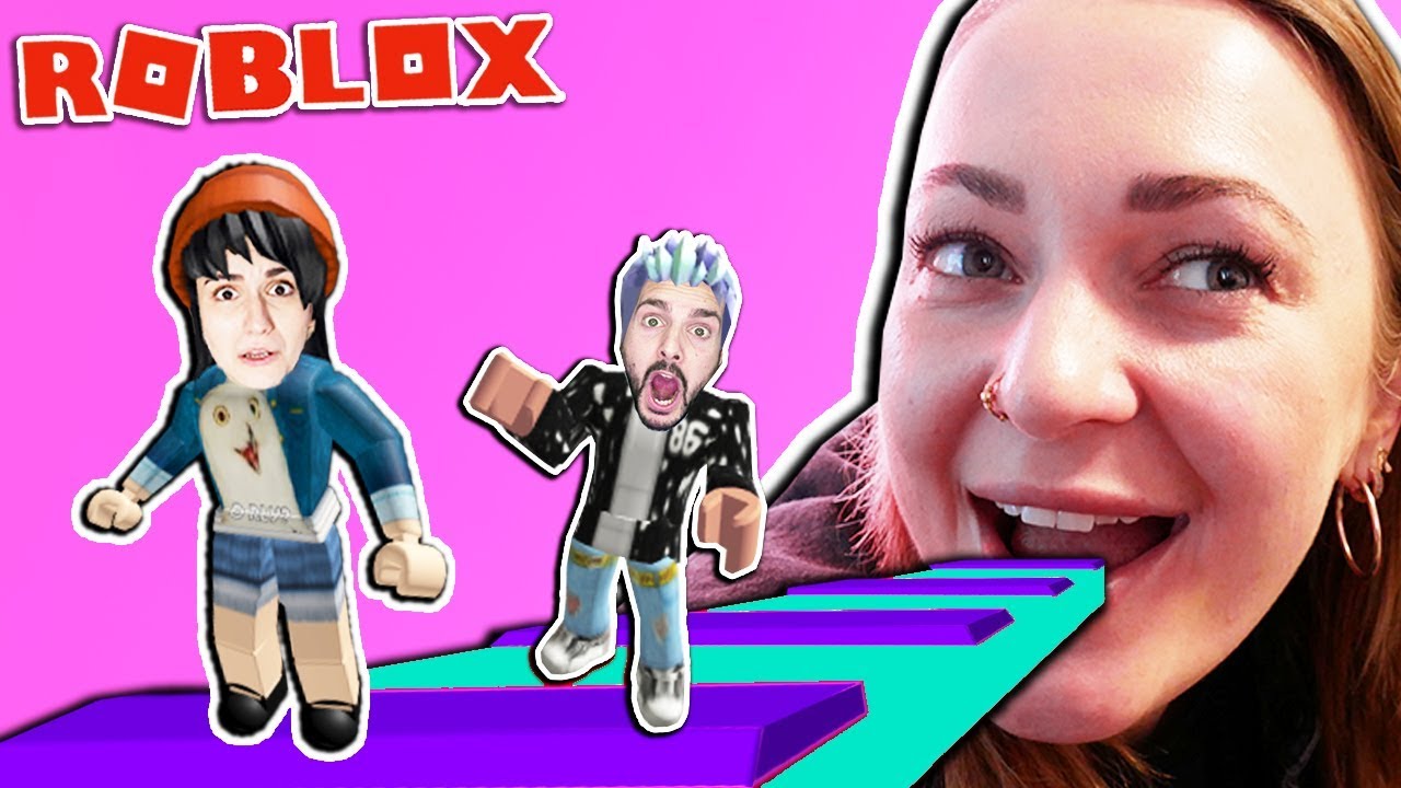Kaan And Dania In Der Neuen Obby Von Bianca Nur Lila Berühren Challenge