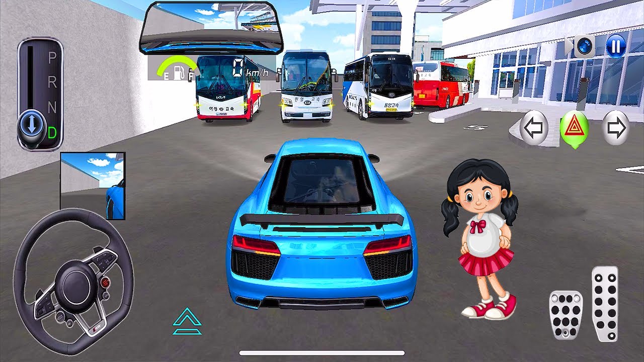 New 3d Sedan Car vs Bus 3D Driving Class Android Gameplay 2025 - YouTube