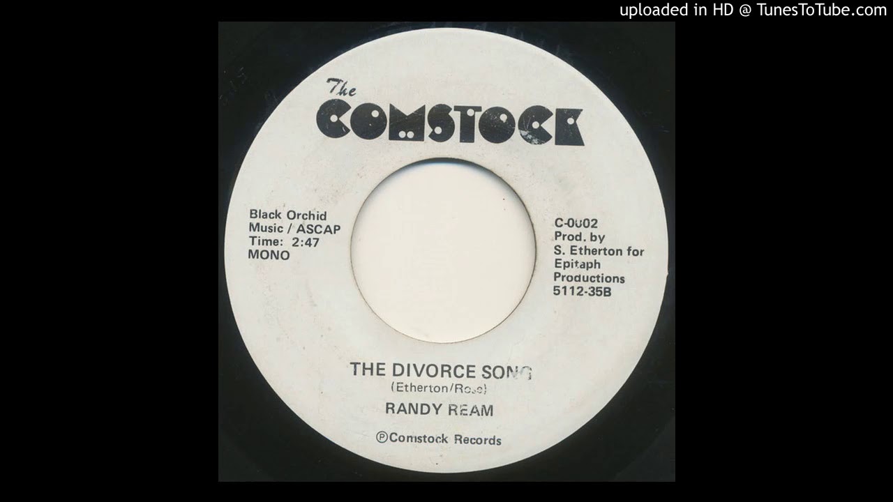Randy Ream - The Divorce Song - YouTube