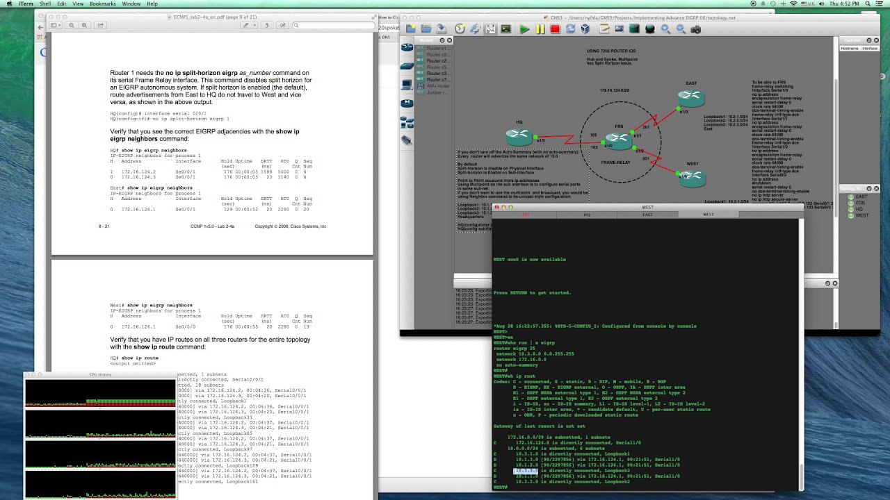 Split-Horizon Issue - EIGRP on frame-relay SubInterface Multipoint ...