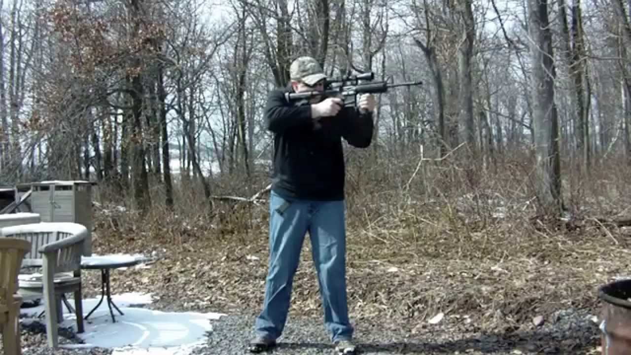 DPMS AP4 Carbine - Shooting (2008) - YouTube