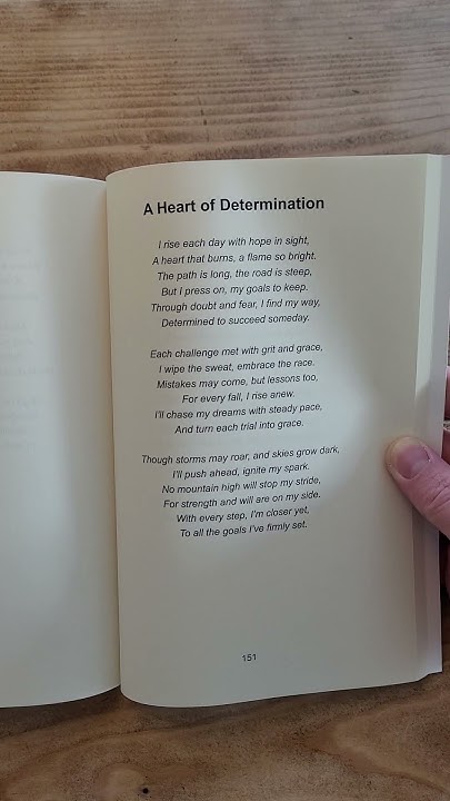 Poem: A Heart of Determination - YouTube