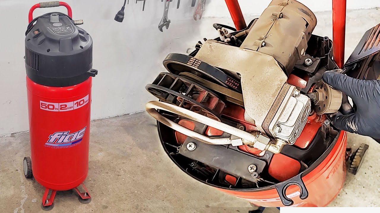 How to repair an oil-free air compressor - FIAC - YouTube