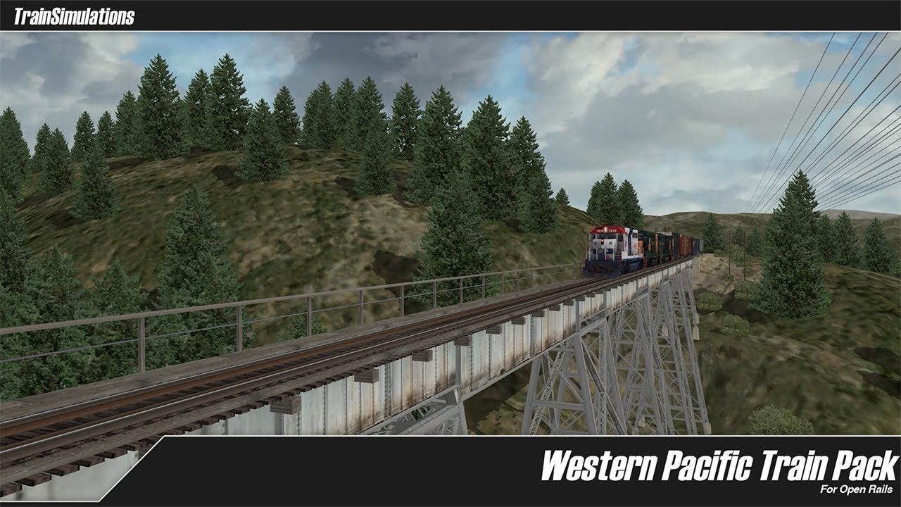 Western Pacific Train Pack (for Open Rails) - YouTube