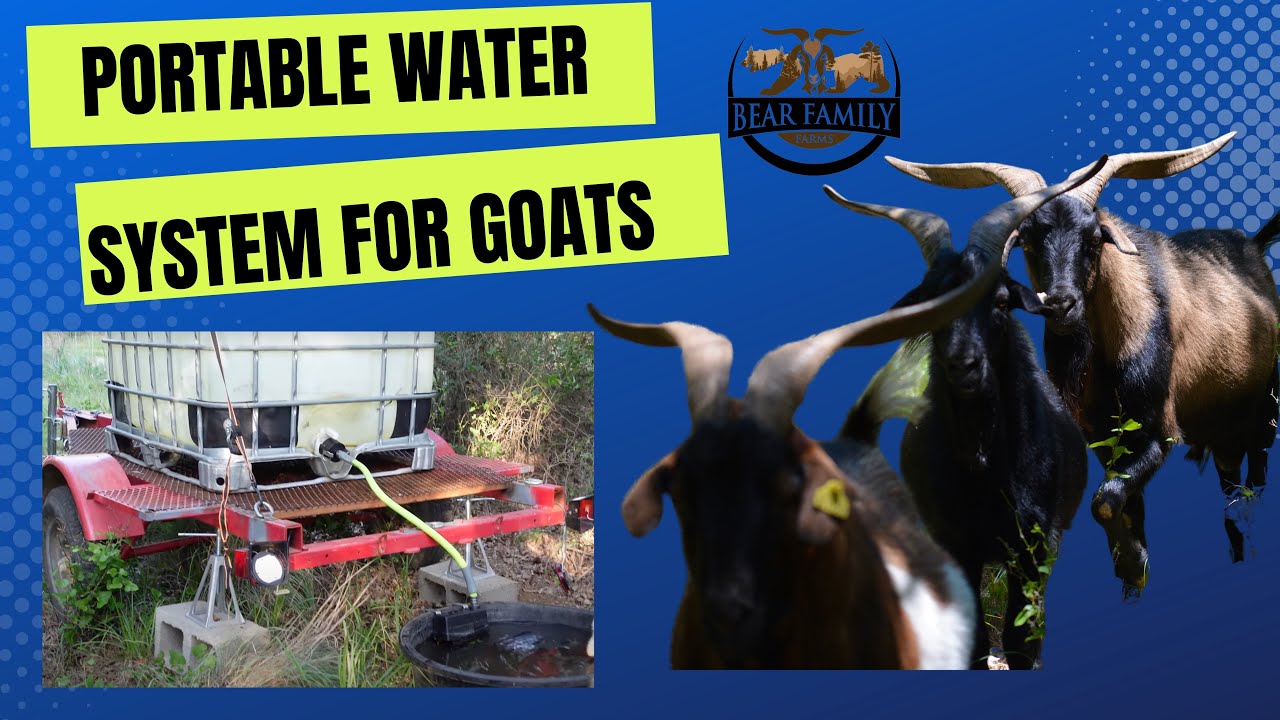 Spanish Billy Goat Portable Water System - YouTube