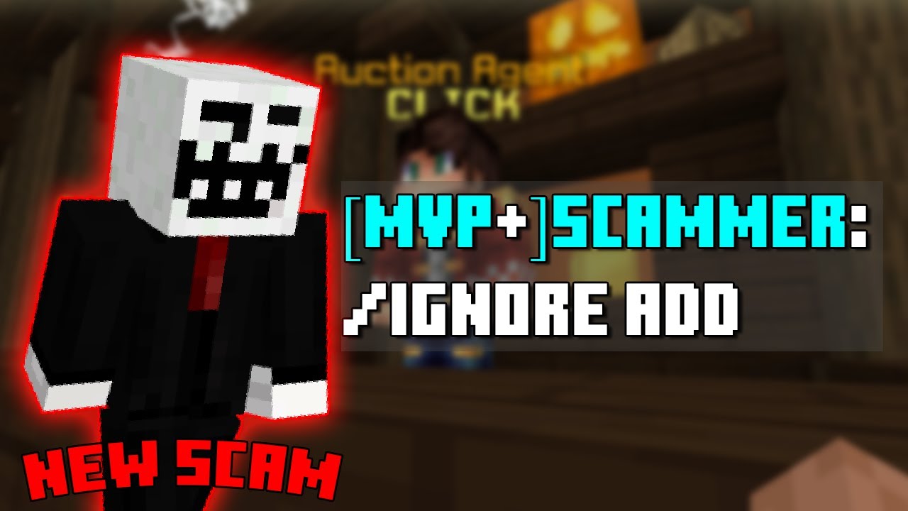 This Minecraft scam is actually smart! (Hypixel Skyblock) - YouTube