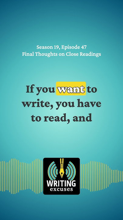 Why Writers Should Read Books - YouTube