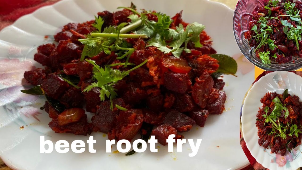beet root fry| southindian style cocount beetroot recipes | OdiaFood ...