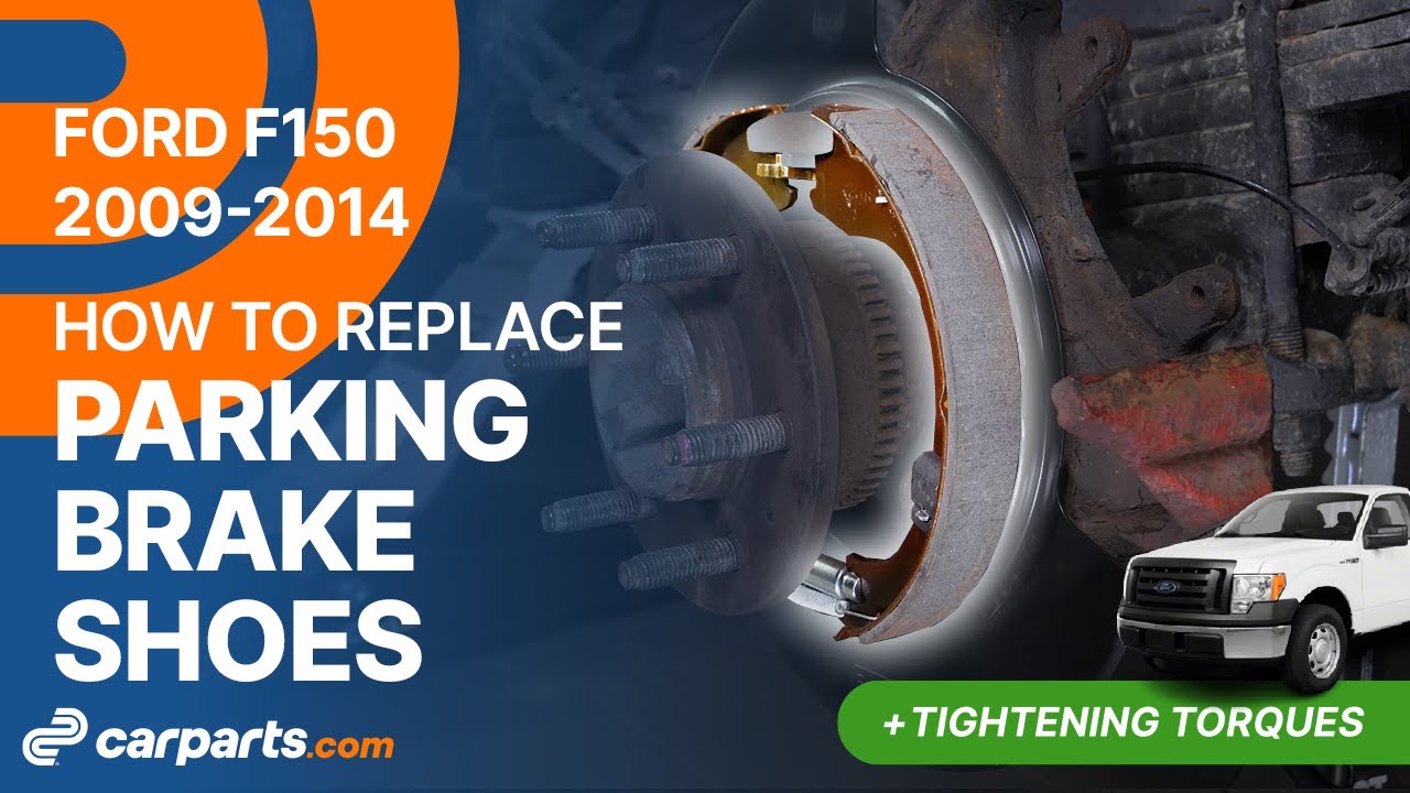 How to replace the Parking Brake Shoes 2009-2014 Ford F150 🚗 - YouTube