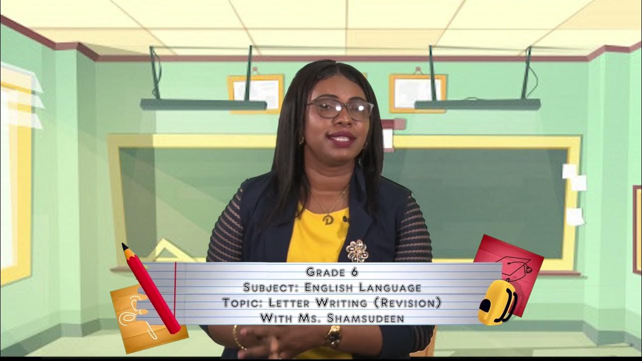 English Language - Grade 6: Formal Letters - YouTube