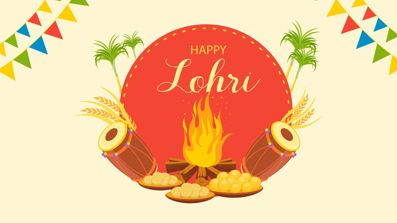 lohri animation video | happy lohri video | animated lohri after effect ...