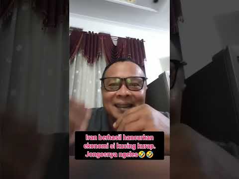 Iran berhasil hancurkan ekonomi si kucing kurap. Terungkap dari narasi jongosnya kurap ini